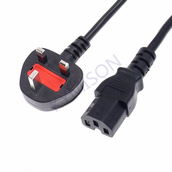 UK BS1363 Plug to IEC320 C15 Power Cable Kettle Lead With Fuse ...