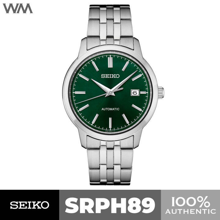 Seiko Green Dial Stainless Steel Automatic Watch SRPH89 SRPH89K1 ...