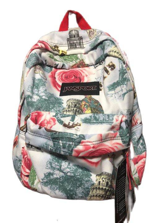 JanSport Superbreak Backpack ROSE FLORAL #1 | Lazada PH