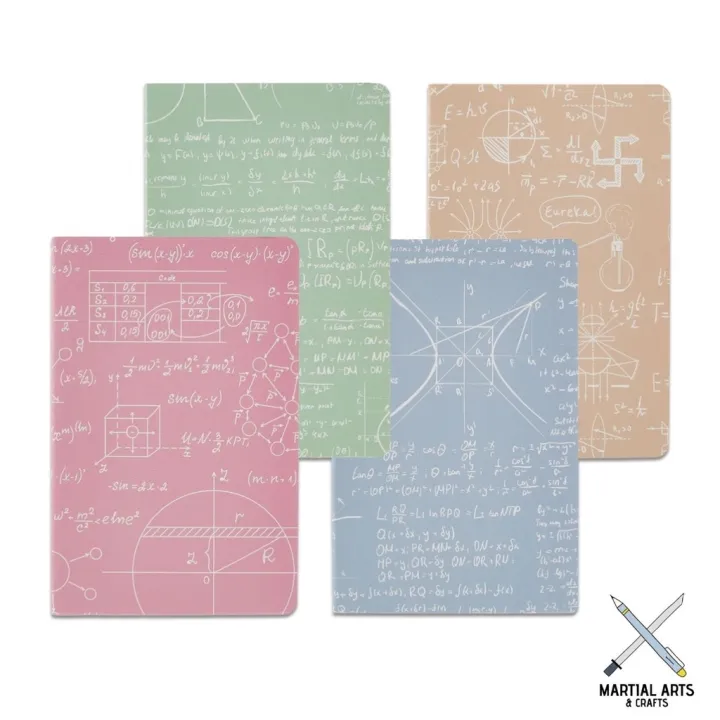 Set of 4 Softbound Lined Journal A5 Notebook - Based on My Calculations ...