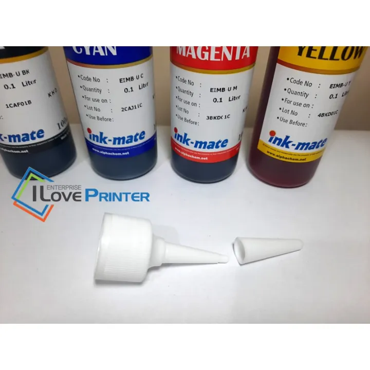 Ribbons Canon Inkmate DYE refill ink CMYK 1 set for CISS and ink tank ...