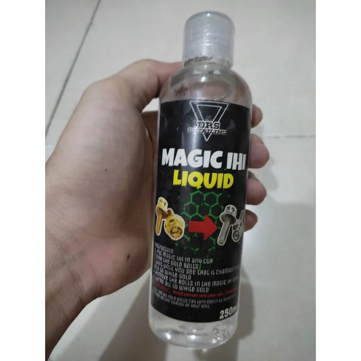 ♞Magic IHI LIQUID 250ML gold bolts turns to whitegold☼ | Lazada PH