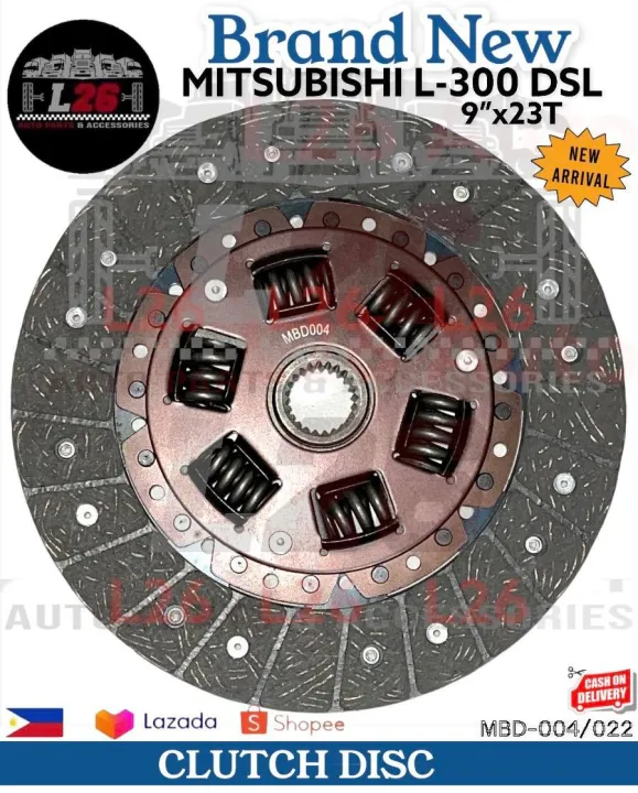Mitsubishi L-300 Diesel Clutch Disc MBD-004/022 9"x23T Japan Quality | Lazada PH