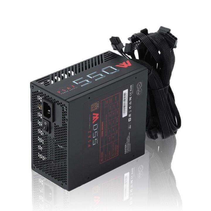 PSU/Power supply 550W/PSU (อุปกรณ์จ่ายไฟ )AZZA PSAZ 550W (80+Plus) | Lazada.co.th