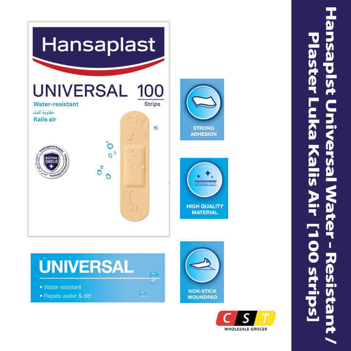 Hansaplast Universal Water-Resistant / Plaster Luka Kalis Air [100 ...