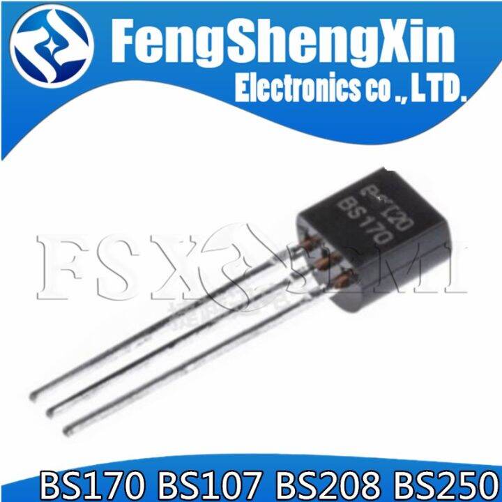 10PCS BS170 TO-92 TO92 BS107 BS107A BS250 BS208 triode transistor ...