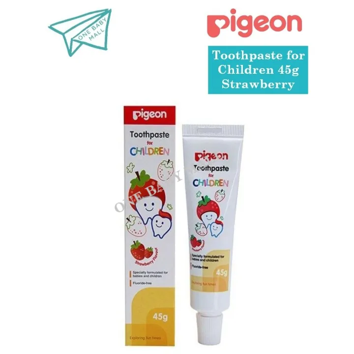 One Baby Mall Pigeon Children Toothpaste 45g Strawberry | Lazada