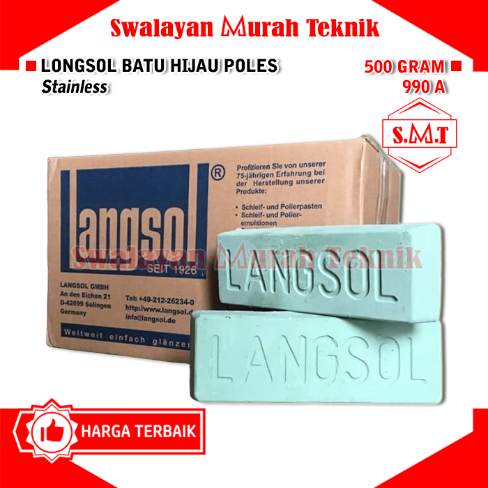 Langsol Batu Hijau Poles Stainless (Ecer Per Batang) | Lazada Indonesia
