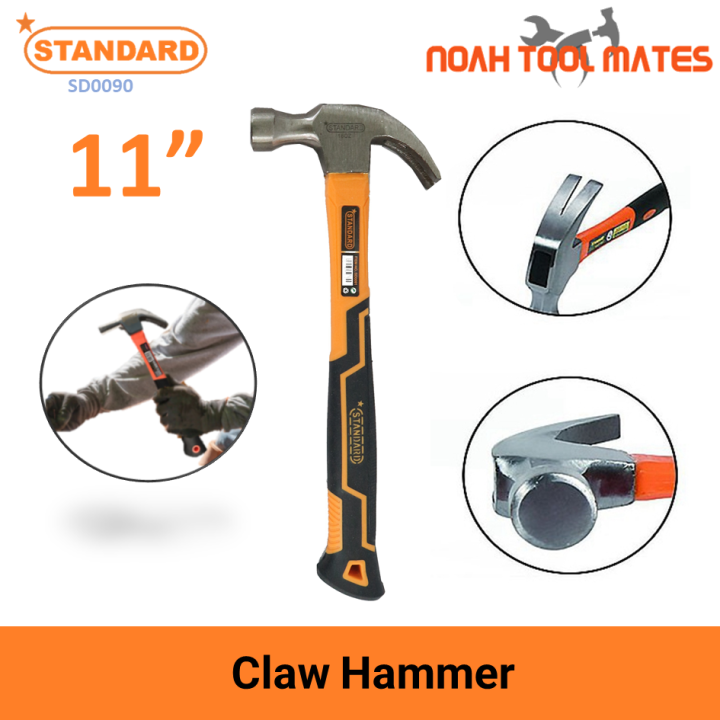 STANDARD 11“ and 13” Claw Hammer, 400g / 700g, for pounding and ...