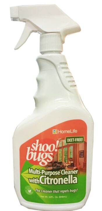 Shoo Bugs Multi-Purpose Cleaner with Citronella 32 oz 946ml | Lazada PH