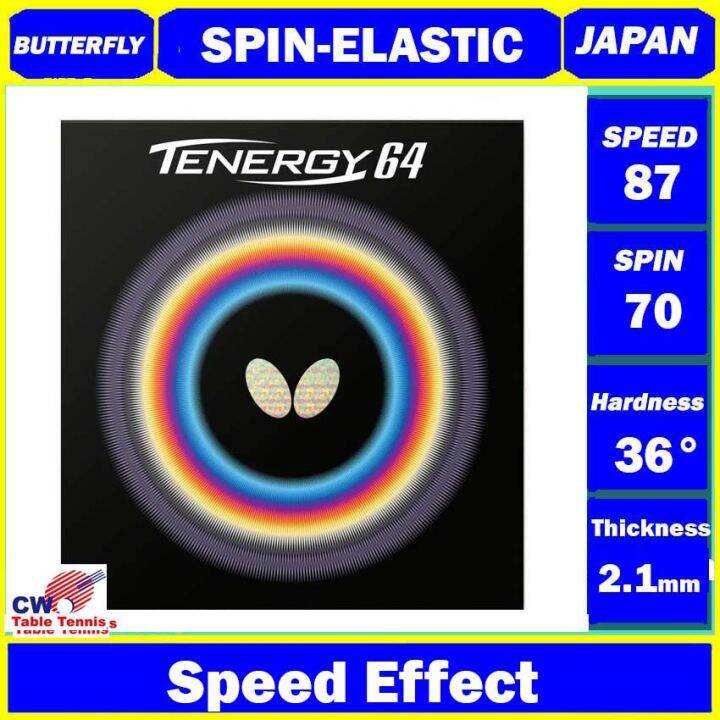 BUTTERFLY TENERGY 64 Table Tennis Rubber Made In Japan 100% ORIGINAL Ping Pong Getah Spin | Lazada