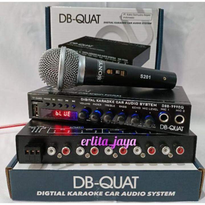 Parametrik equalizer DB QUAT DBB-999EQ BLUETOOTH bonus Adaptor dan Mic ...