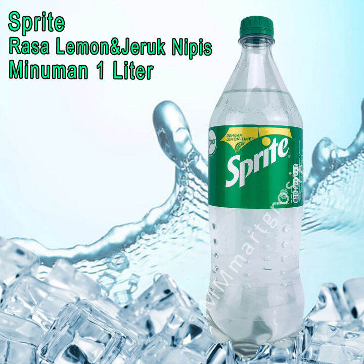Sprite / Minuman Berkarbonasi / Rasa Lemon&Jeruk Nipis / 1 Liter ...
