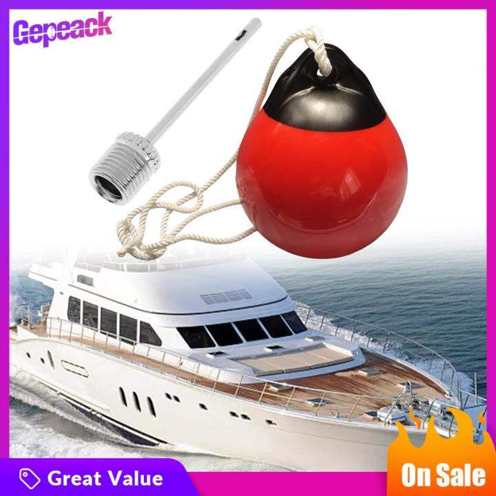 Gepeack Boat Fender Red Round Anchor Buoy for Speedboat Floating ...