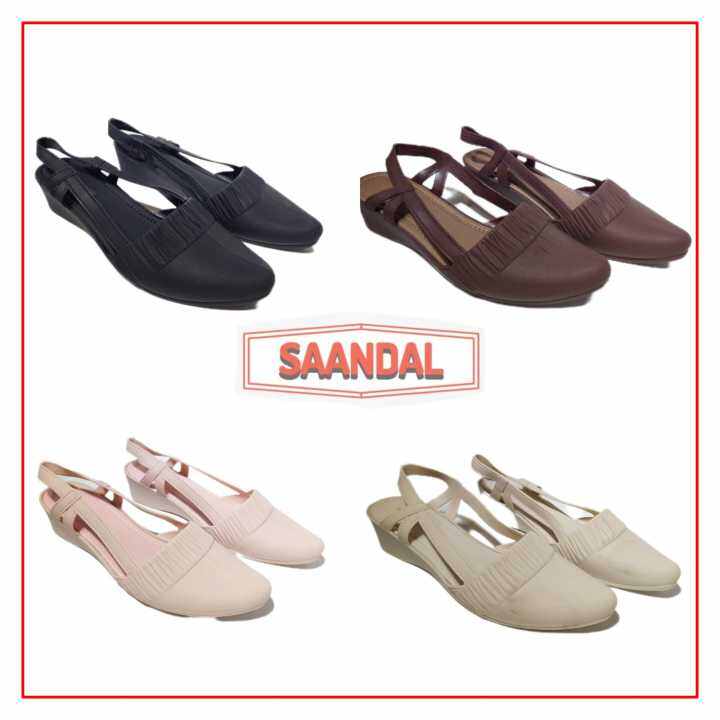 Sepatu Wedges Selop Porto BCH Model Korea Jelly (BISA SATUAN) | Lazada ...