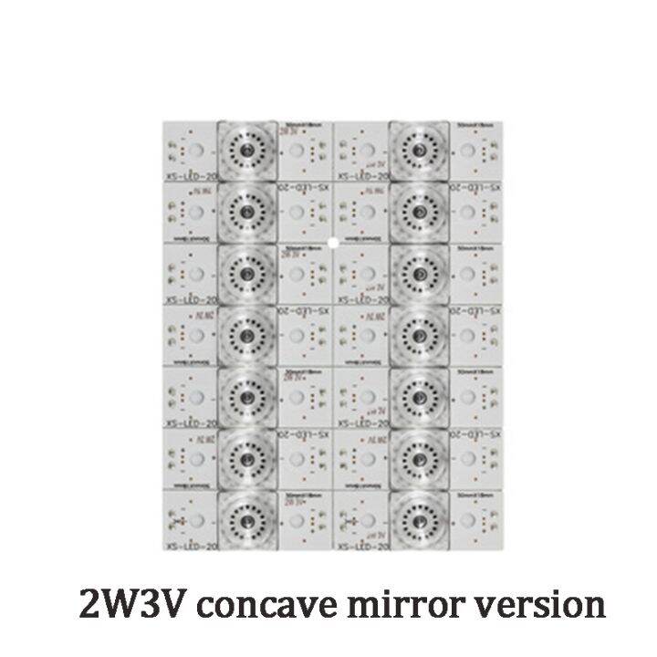 50pcs/bag Aluminum substrate 3V/6V LED concave-convex mirror general ...