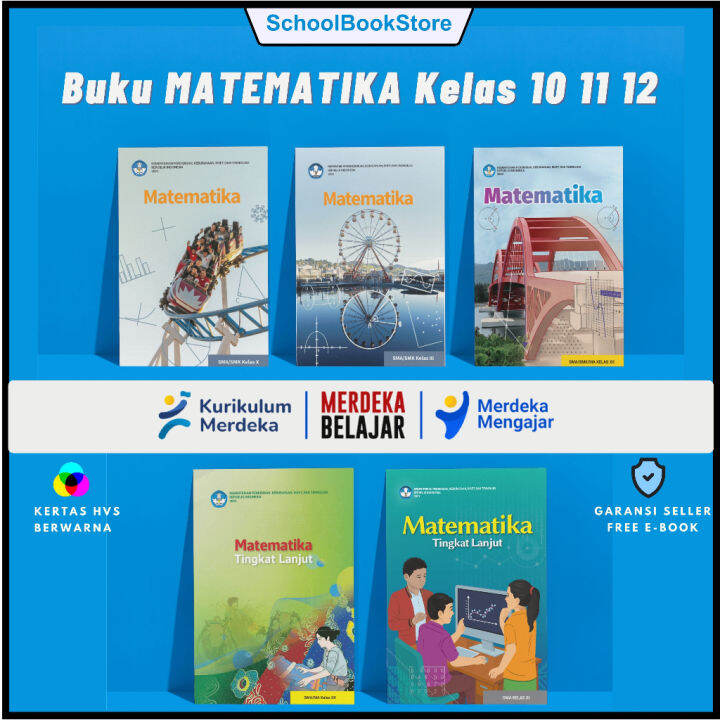 Buku Paket Matematika Kelas 10 11 12 SMA SMK MA Kurikulum Merdeka Belajar Kurmer Kumer Buku ...