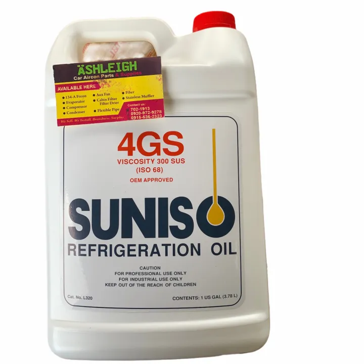 Suniso 4GS Refrigeration Oil 1Gal | Lazada PH