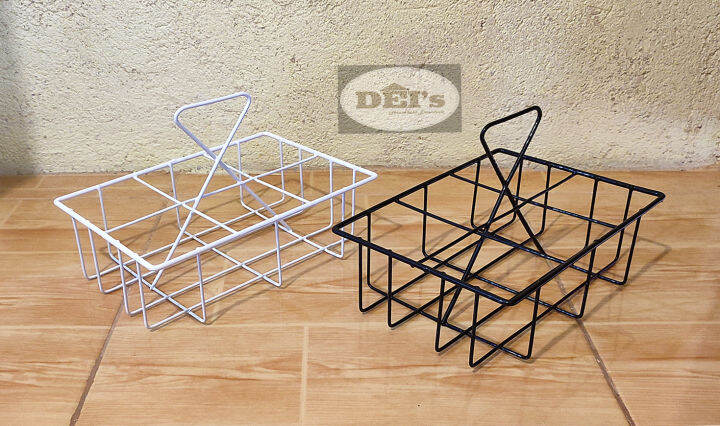 Rectangular Glass Rack Holder (6-piece capacity) | Kitchen Organizer ...