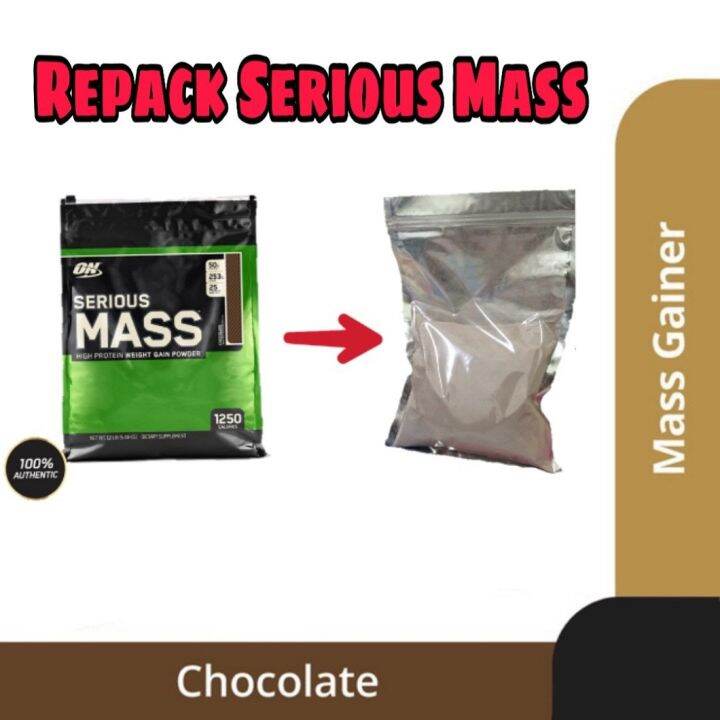(Trial Pack) Optimum Nutrition ON Serious Mass Repack (Chocolate Flavor ...