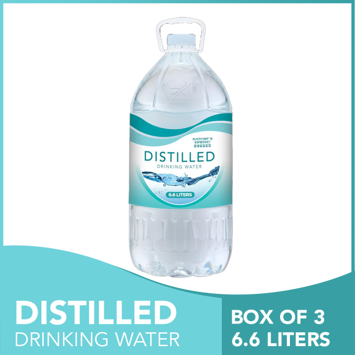Nature's Spring Distilled Water 6.6 Liters | Lazada PH
