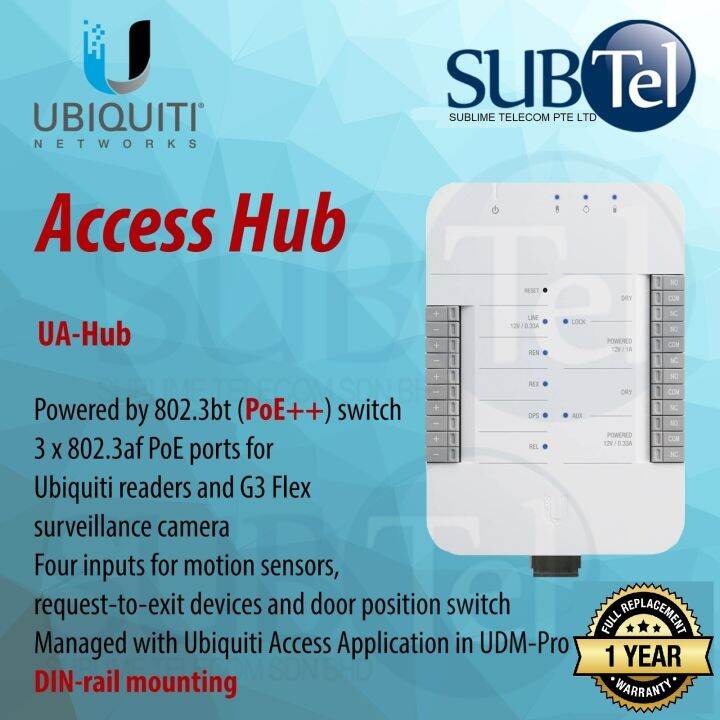 UA-HUB Ubiquiti UniFi Door Security Access HUB - Requires UDM-PRO Or ...
