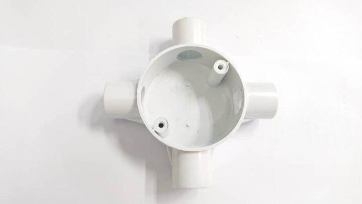 MP 20mm 3/4“ / 25mm 1” PVC Cross Box / 4 Way Box For Pipe | Lazada
