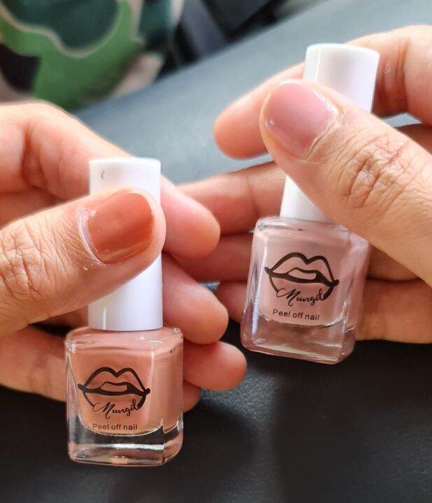 Mungil Peel Off Nail Polish Senang tanggal Produk Local Muslim Ready Stock | Lazada