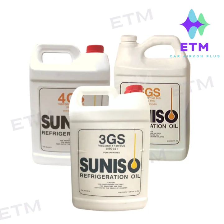 SUNISO Oil 3GS, 4GS, 5GS (1 US Gallon) Refrigeration / Compressor Oil (Made in Belgium) | Lazada PH