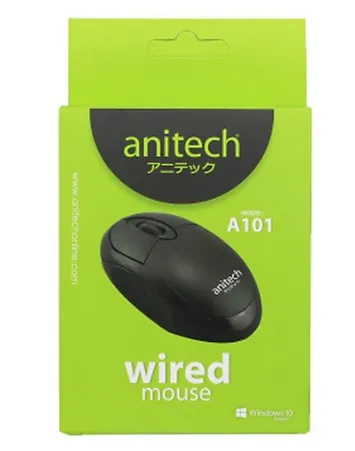 Anitech Mouse Optical USB A101 | Lazada.co.th