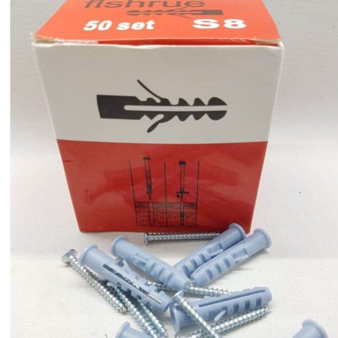 COD Fisher skrup 8mm viser sekrup fiser tembok 8mm flshrue s8 Trendi ...