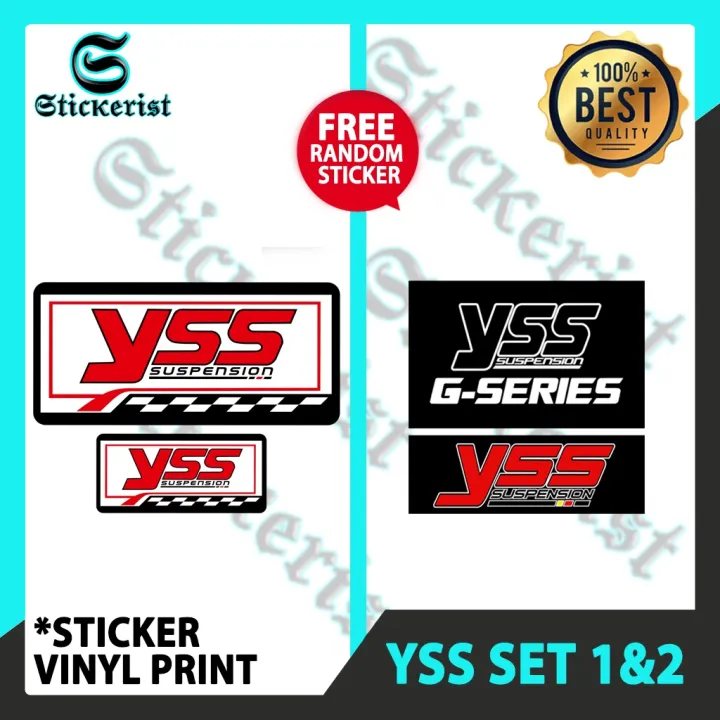 YSS SUSPENSION/YSS G SERIES DECAL STICKER FOR SHOCK | Lazada PH