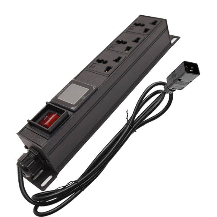 Smart PDU Power Strip Voltmeter Ammeter Power Energy Meter Switch 3Ways ...