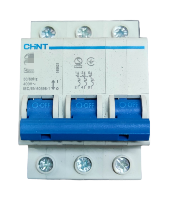 20A 3Pole Miniature Circuit Breaker 4.5 KAIC 220V (DIN Rail Type) (MCB ...