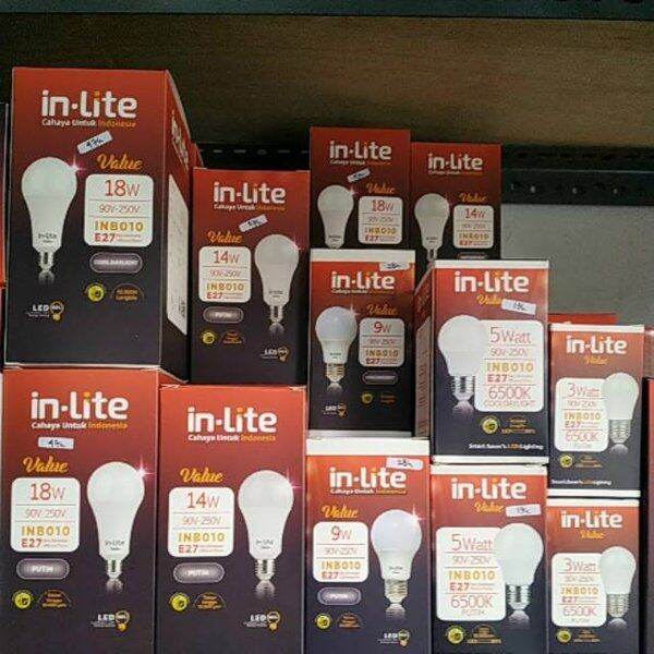 Lampu LED In-Lite Value INB010 15/18/20 Watt E27 | Lazada Indonesia
