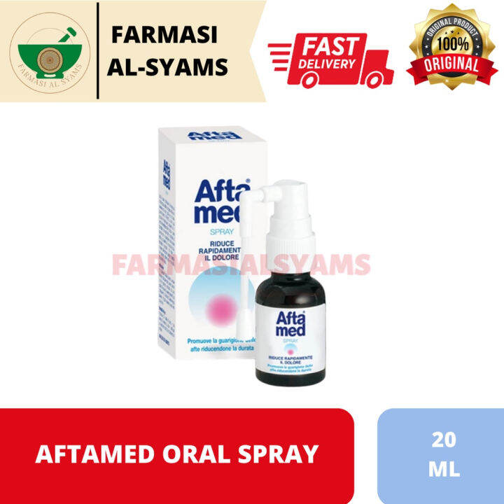 AFTAMED ORAL SPRAY FOR MOUTH ULCERS HEALING 20ML | Lazada