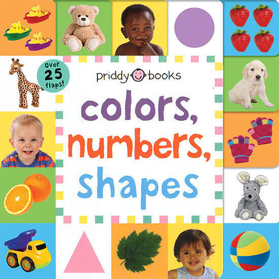 English original lift the flap colors numbers shapes flipping Book ...