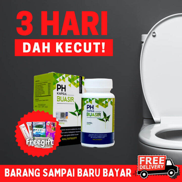 PH KAPSUL RAWAT BUASIR SEAWAL 3 HARI PH KAPSUL LULUS KKM | Lazada