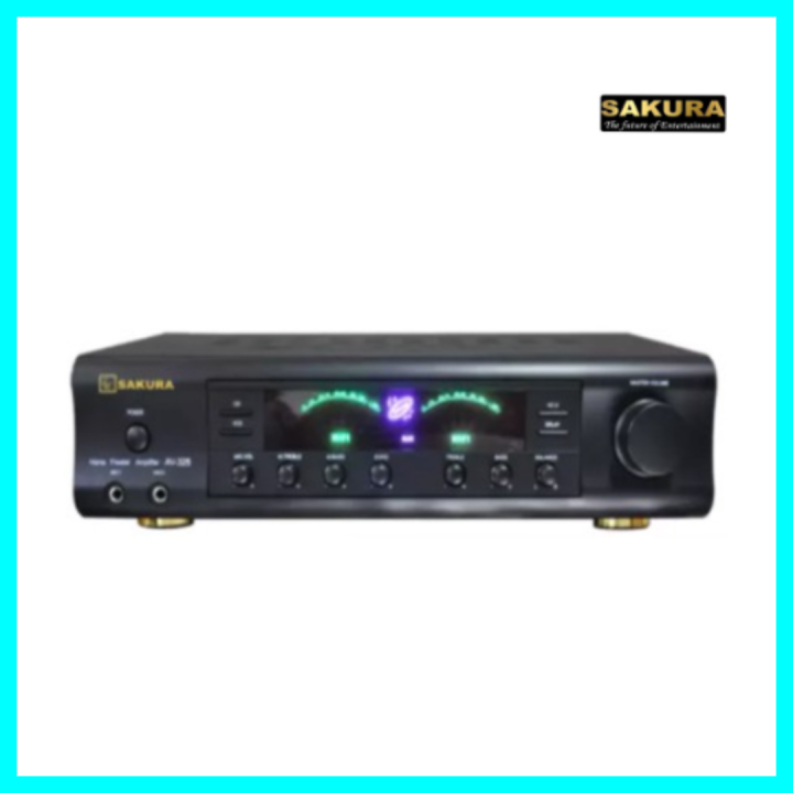 Sakura Amplifier AV 325 / Sakura AV-325 / Sakura Karaoke Amplifier 150w ...