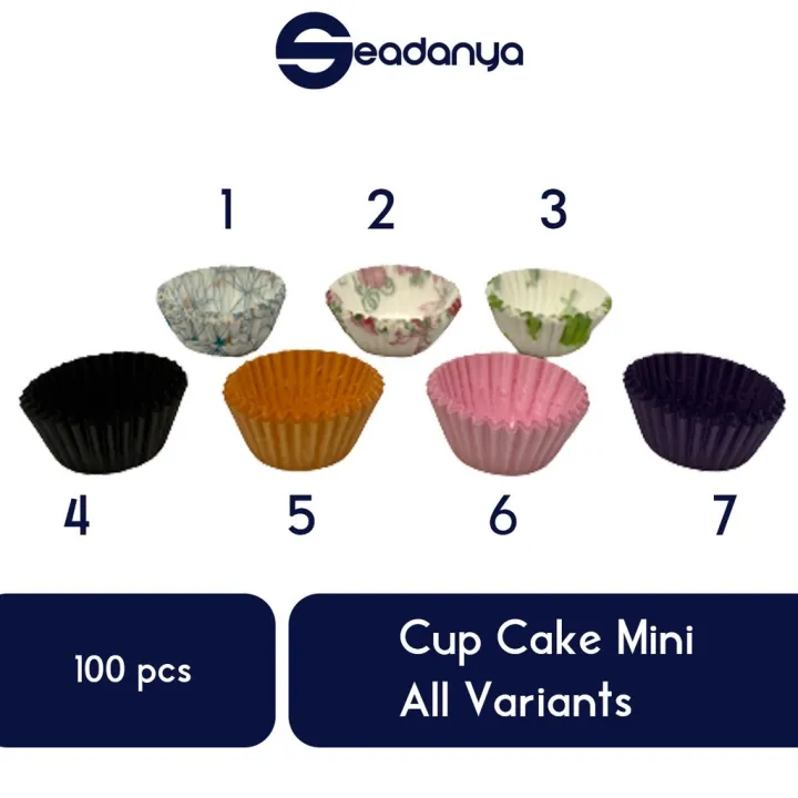 Cup Cake Mini Semua Motif (1pcs=100lmbr)-Cake Cases/Bolu/Roti Kukus/Kue ...