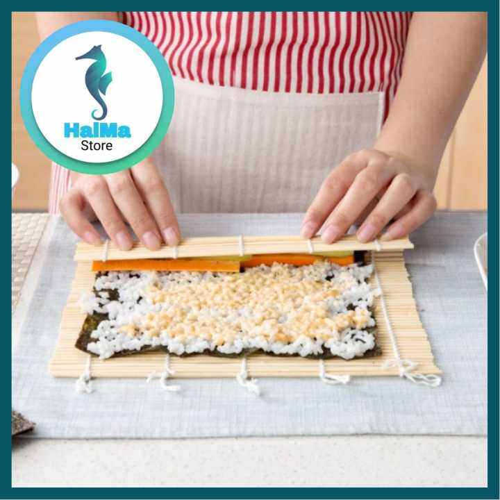 SUSHI ROLL MATT - GULUNGAN SUSHI - TIKAR BAMBU - ROLLING SUSHI / makisu ...