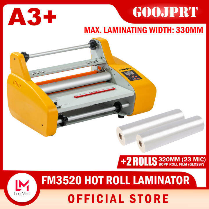 Goojprt Fm3520 A3 Hot Roll Laminator Heavy Duty Single And Double Sided