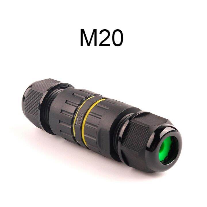 IP68 Nylon Cable Waterproof Connector M20 2/3/4/5/6 Pin Terminal ...