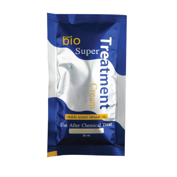 Bio super treatment กรีนไบโอ ซุปเปอร์ ทรีทเมนท์ ครีมหมักผม 1 ซอง ...