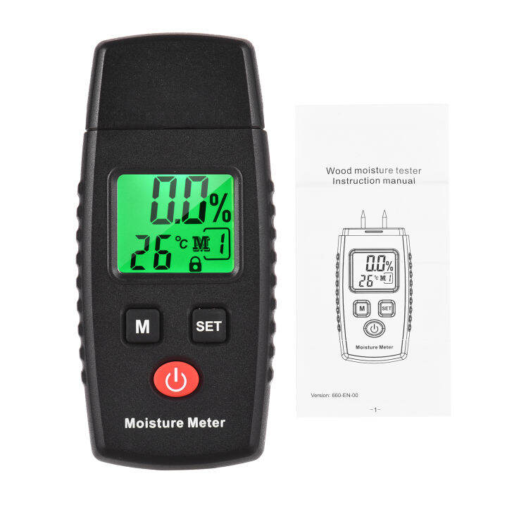 Smart Sensor Mini Digital Wood Moisture Meter, Moisture Reader for ...