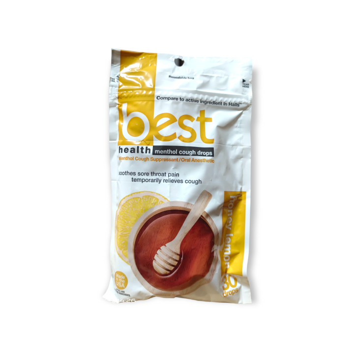(USA) Best Health Menthol Cough Drops. Honey Lemon. 30 Drops. | Lazada PH