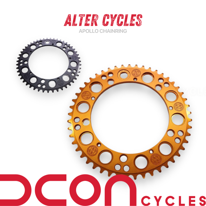 Alter Cycles - Alter Apollo Chainring 49T 144 BCD Fixed Gear - Fixie ...