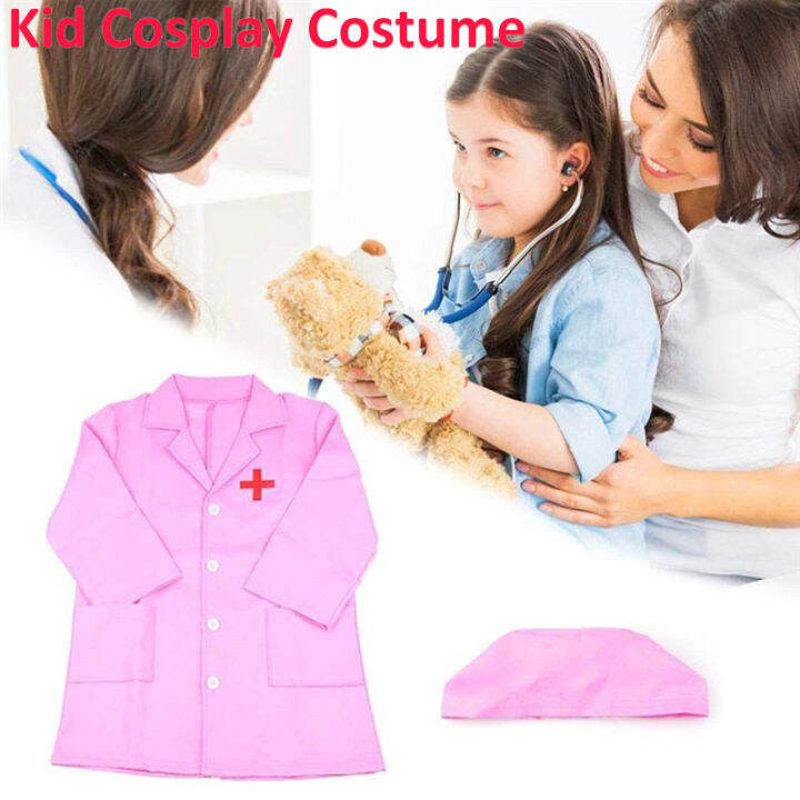 Children'S Doctor Nurse Cosplay Costume Role Play Doctor Pretend Play ...