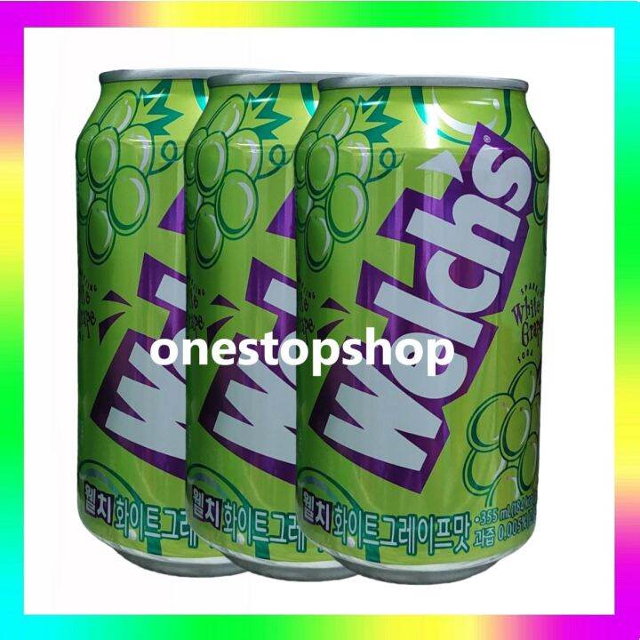 Welch's Sparkling White Grape Soda 355mL x3 | Lazada PH