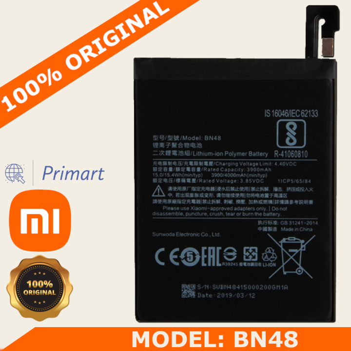 Xiaomi Redmi Note 6 Pro BN48 Battery | Lazada PH